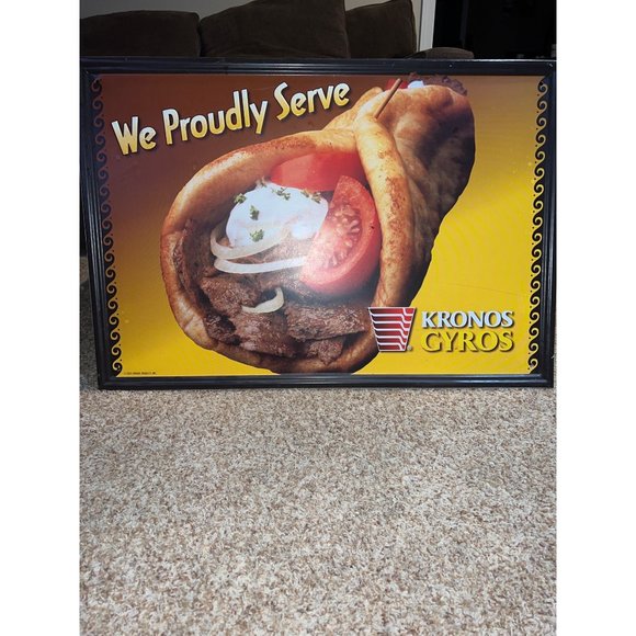 Wall Decor | We Proudly Serve Kronos Gyros Tin Sign | Poshmark